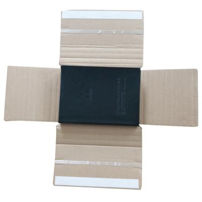 Books Packaging Mailer with E Flute Board Recyclable Cross Kraft Corrugated