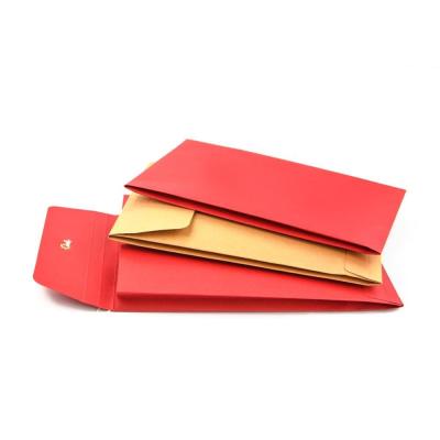 Custom Size Brown Kraft Pocket Style Envelope without Gusset for Important