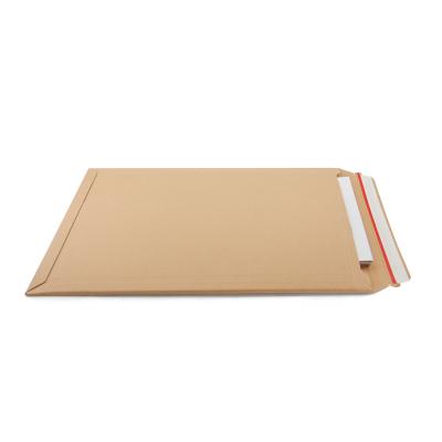 Delivery Packaging Rigid Flat Corrugated Book Mailers Envelope for Customized