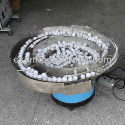 China Automatic Desktop Bowl Vibration Feeders For Screw Food Bottle Capping Line Bottle Cap Feeder for sale
