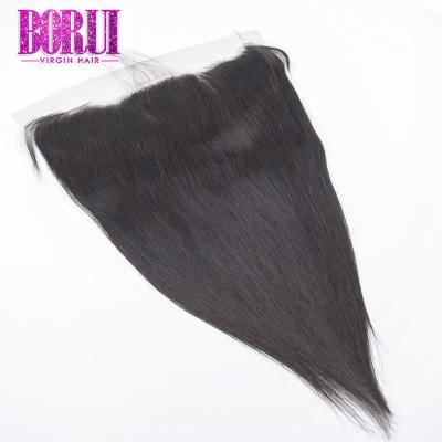 Cina Diritto frontale brasiliano del pizzo dei capelli umani 13*4 con i capelli svizzeri del bambino del pizzo in vendita