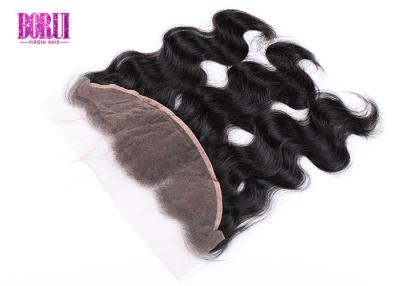 Cina Il frontale vergine brasiliano 13x4 del pizzo dei capelli umani pre ha colto la linea sottile con il corpo Wave dei capelli del bambino in vendita