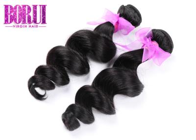 China Os pacotes malaios do cabelo humano da onda fraca do Virgin personalizados fazem sob medida todas as cores à venda
