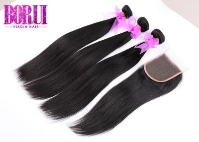 China O cabelo reto malaio de seda empacota estoque do cabelo de 10A 12Ao grande todas as cores à venda