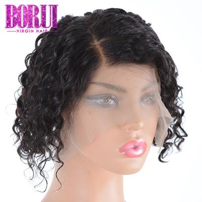 Cina Candeggiante tinto parrucca riccia profonda di Wave Bob della parrucca dei capelli tagliato corto folletto brasiliano di estate in vendita