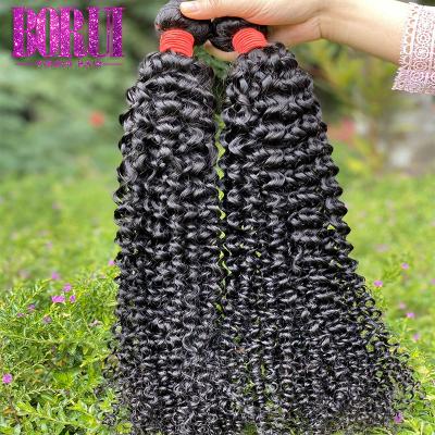 Cina capelli umani del ricciolo crespo di Jerry del grado 10A, capelli ricci peruviani con chiusura in vendita