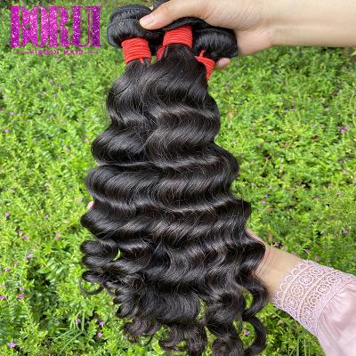 Cina Capelli peruviani vergini di Narural Wave, capelli umani vergini di 100% nessun groviglio in vendita