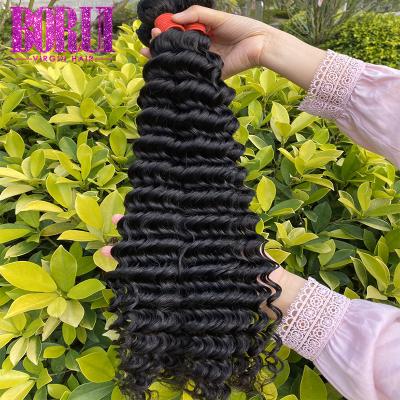 Cina Venditori dei capelli stati allineati cuticola non trattata di 100%, capelli profondi sciolti del peruviano di Wave in vendita