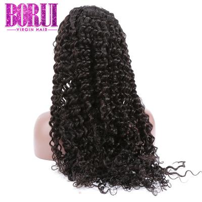 Cina Pizzo svizzero durevole in profondità riccio brasiliano dei capelli umani della parrucca frontale respirabile di 360 pizzi in vendita