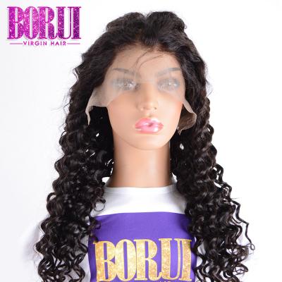 Cina I capelli umani frontali pre colti di 360 pizzi con i capelli Wave profondo non trattato del bambino in vendita