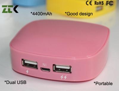 Cina La doppia Banca 4400mAh di potere della nota della galassia di USB Samsung con la torcia elettrica del LED in vendita