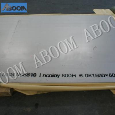 China UNS N08810 1.4958 Plate 800H Nickel Based Incoloy Alloy for sale