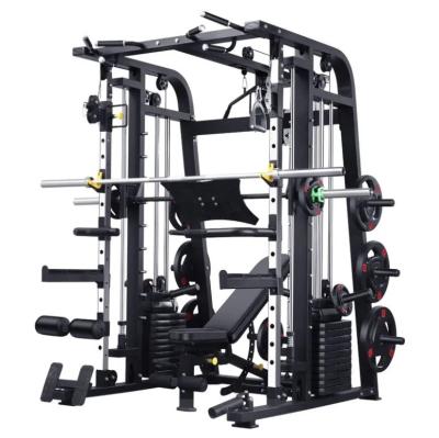 Cina Attrezzature per palestra allenamento della forza Leg Press Pull Up Bar Multifunzione Commerciale Smith Machine in vendita