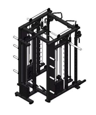 Cina Home Gym Station Multifunzionale Cable di alimentazione Crossover per bodybuilding e Squat Rack in vendita
