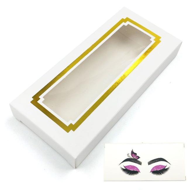 Wholesale Diamond Eyelash Lash Packaging Book Shape Magnet Box 3D Mint Eyelashes Vendor Customized Magnetic Cardboard Boxes False Nail Packaging Box with Window