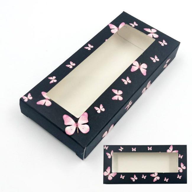 Wholesale Diamond Eyelash Lash Packaging Book Shape Magnet Box 3D Mint Eyelashes Vendor Customized Magnetic Cardboard Boxes False Nail Packaging Box with Window