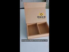 Magnetgeschenkboxen unterstützen Druck Logo und Farbe können angepasst werden