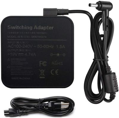 Cina Caricatore nero 19v 4,74 A dell'adattatore di CA del computer portatile di 90W Asus per Q524 Q524U Q524UQ Q534 Q534U in vendita