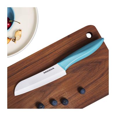 Κίνα MIDDIA 5 ιντσών κεραμικό μαχαίρι Santoku Chef με κάλυψη Ιαπωνικό υλικό λεπίδας από ζιρκόνια προς πώληση