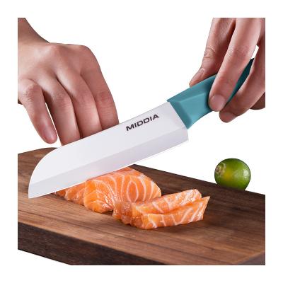Κίνα 5 ιντσών ξυράφι κοφτερό κεραμικό Santoku Παιδιά μαχαίρια σεφ κουζίνας για την ακριβή κοπή φρούτων προς πώληση