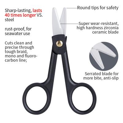 Braid Cutting MIDDIA 1-2 Inch Rust Proof Zirconia Blade Ceramic Fishing Pliers