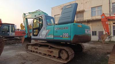 China Customized 20Ton Used Kobelco 200-6 injection Hydraulic Excavator MITSUBISHI Engine 0.8m Bucket Capacity for sale