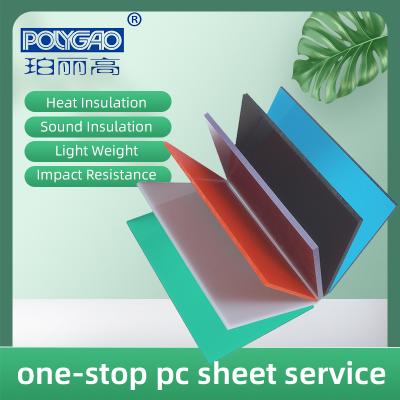 Cina Lastre per tetto in policarbonato colorato da 16 mm con garanzia di oltre 5 anni per applicazioni edili esterne in vendita