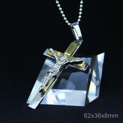 China Colgante preferido LPJ65 del collar de la adoración cristiana gótica de Jesús del acero inoxidable de la moda en venta
