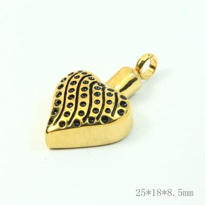 China Nuevo colgante único LPP35-4 del collar de la cadena de la botella de perfume del acero inoxidable del diseño de la moda en venta