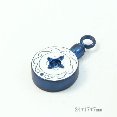 China Nuevo colgante único LPP40-4 del collar de la cadena de la botella de perfume del acero inoxidable del diseño de la moda en venta