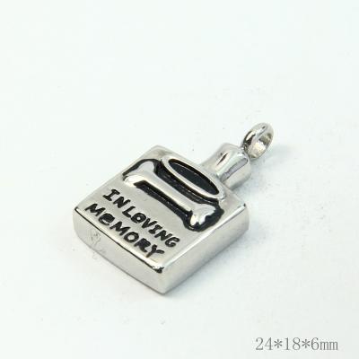China Nuevo colgante único LPP50 del collar de la cadena de la botella de perfume del acero inoxidable del diseño de la moda en venta