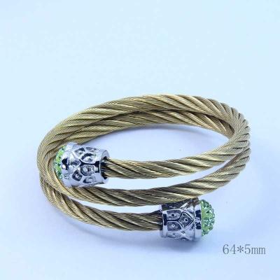 China Brazalete estupendo LBX334-2 de la pulsera del acero inoxidable de la calidad 316L de la moda superior en venta