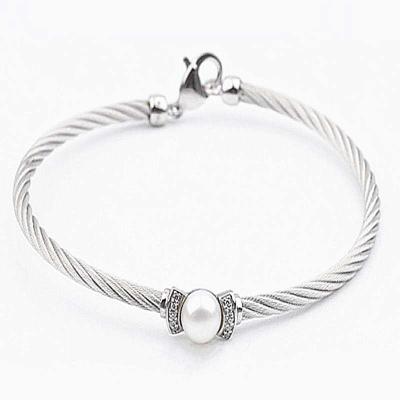 China Brazalete estupendo LBX337 de la pulsera del acero inoxidable de la calidad 316L de la moda superior en venta