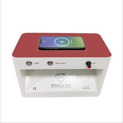 Cina Aspirazione delle polveri di carico del banco da lavoro di rimozione di polvere della radio del telefono cellulare di TBK 705A che spolvera per la funzione di Iphone in vendita