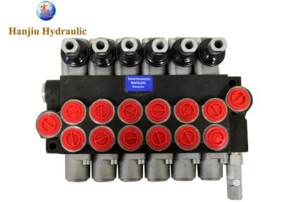 중국 6 스풀 40L bosch 유압 방향 제어 벨브 monoblock 스프레이어에 유압 벨브 은행 판매용