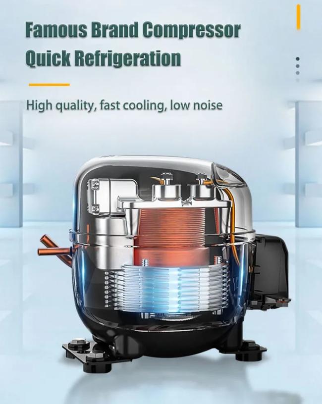 Combined island freezer construction