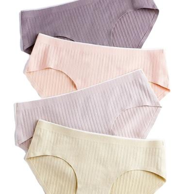 Cina La pianura ha tinto il taglio senza cuciture del laser tricottato Boyshorts del cotone riassume la vita media in vendita
