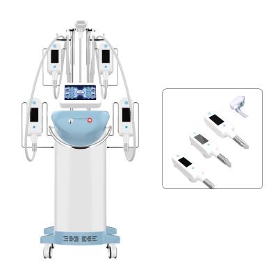 China Máquina de congelação gorda de Cryolipolysis de um emagrecimento de 360 graus com 4 Cryo Chin Handles à venda