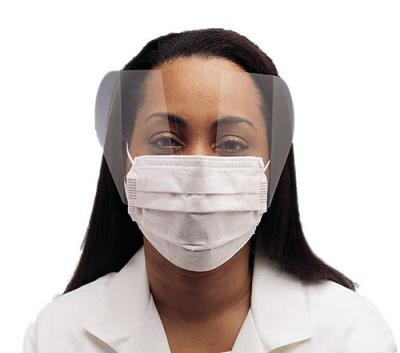 China Fluid Resistant Medical Face Mask Single Use , Surgical Mask With Face Shield for sale