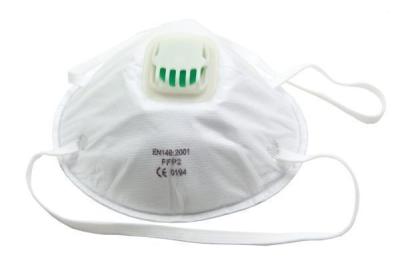 China CE EN149 Headband Breathable Disposable Face Mask FFP2 Respirator With Valve for sale