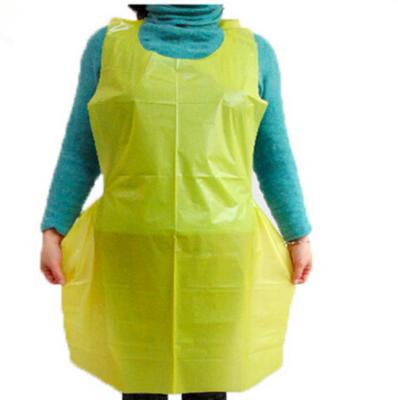 Waterproof Disposable Plastic  Aprons Kitchen LDPE HDPE For Kitchen Hotel Cooking