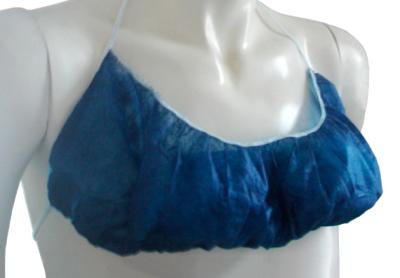 Cina Reggiseno eliminabile antipolvere blu di viaggio, biancheria intima eliminabile femminile respirabile  in vendita