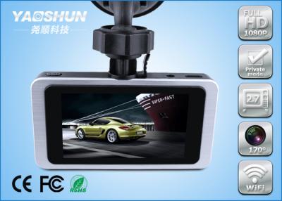 Cina Automobile DVR di sorveglianza HD WIFI con la macchina fotografica doppia, rivelatore del radar di GPS in vendita