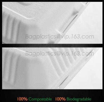 중국 퇴비성 대합조개 껍질은 식료품 용기, 환경 친화적인 자연적 버릴 수 있는 바가스, 사탕 수수 섬유를 포장해 갑니다 판매용
