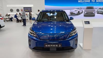 중국 세레스 3 유럽 전기 RHD 차량 블루 SUV 5석 차 판매용