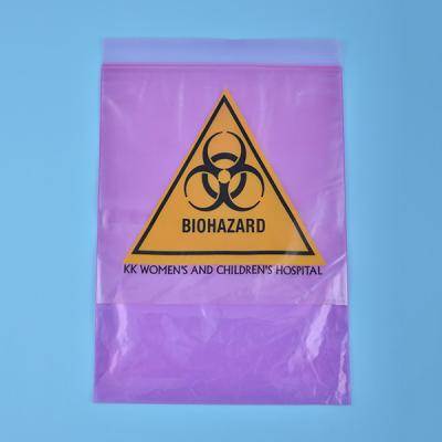 Chine Le transport médical/de laboratoire spécimen met en sac rescellable en plastique avec la poche de document à vendre