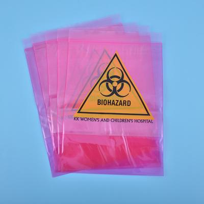 Chine Le transport médical/de laboratoire spécimen met en sac rescellable en plastique avec la poche de document à vendre