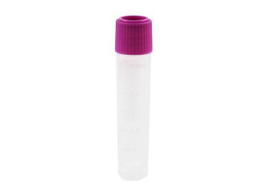 China almacenamiento micro de congelación estéril Cryovials de la muestra 2.8ml con el tapón de tuerca de la junta en venta