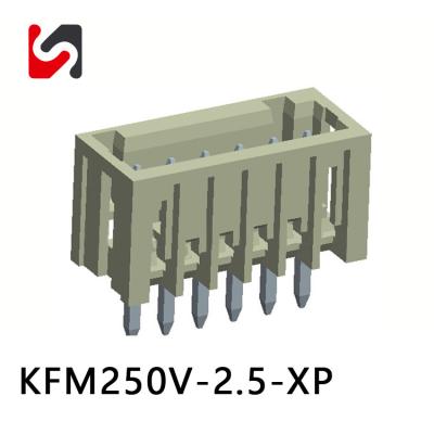 Cina SHANYE BRAND KFM250V-2.5 300V Raccomando 2,5 mm Phoenix blocchi terminali innescabili maschio con ul in vendita