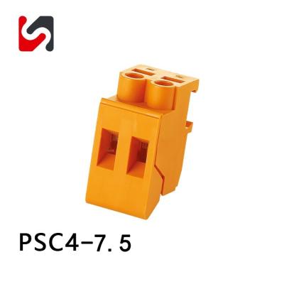 China 7.5mm Pitch 300V 20A Blocos terminais de curto-circuito para transformadores de corrente à venda
